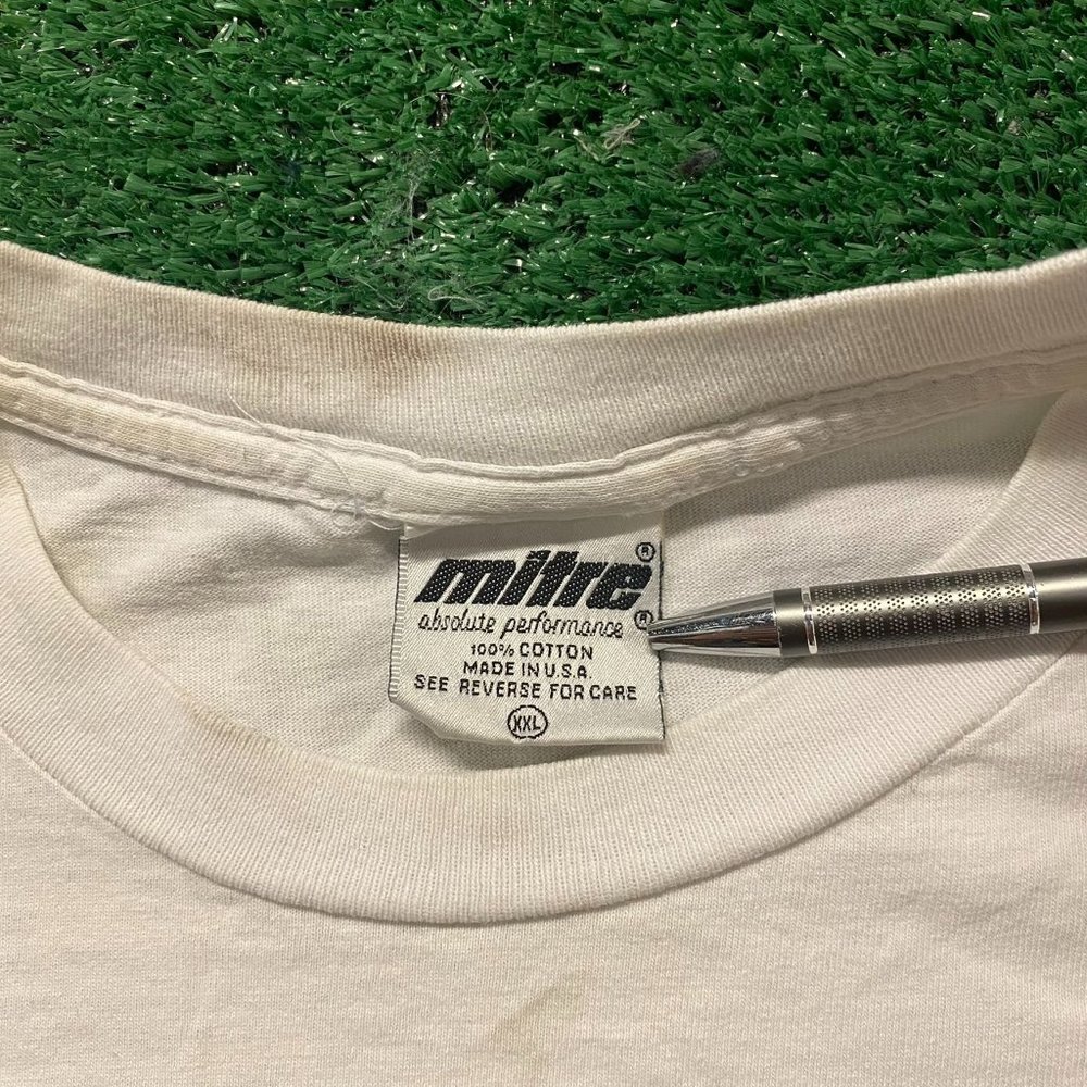 Mitre Volleyball Nations Flags Vintage 90s Sports T-S… - Gem